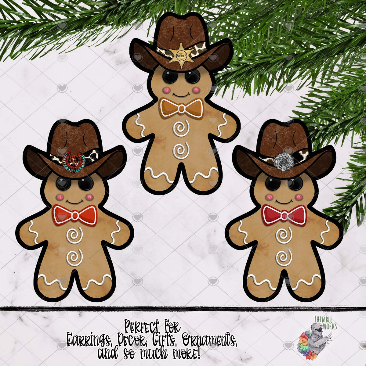 Cowboy Gingerbread Design Bundle – ThimbleWorks