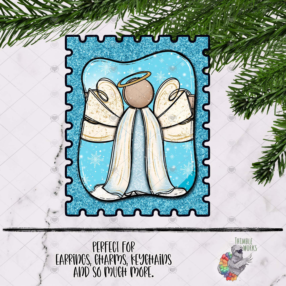 Angel Stamp Sublimation Design – ThimbleWorks