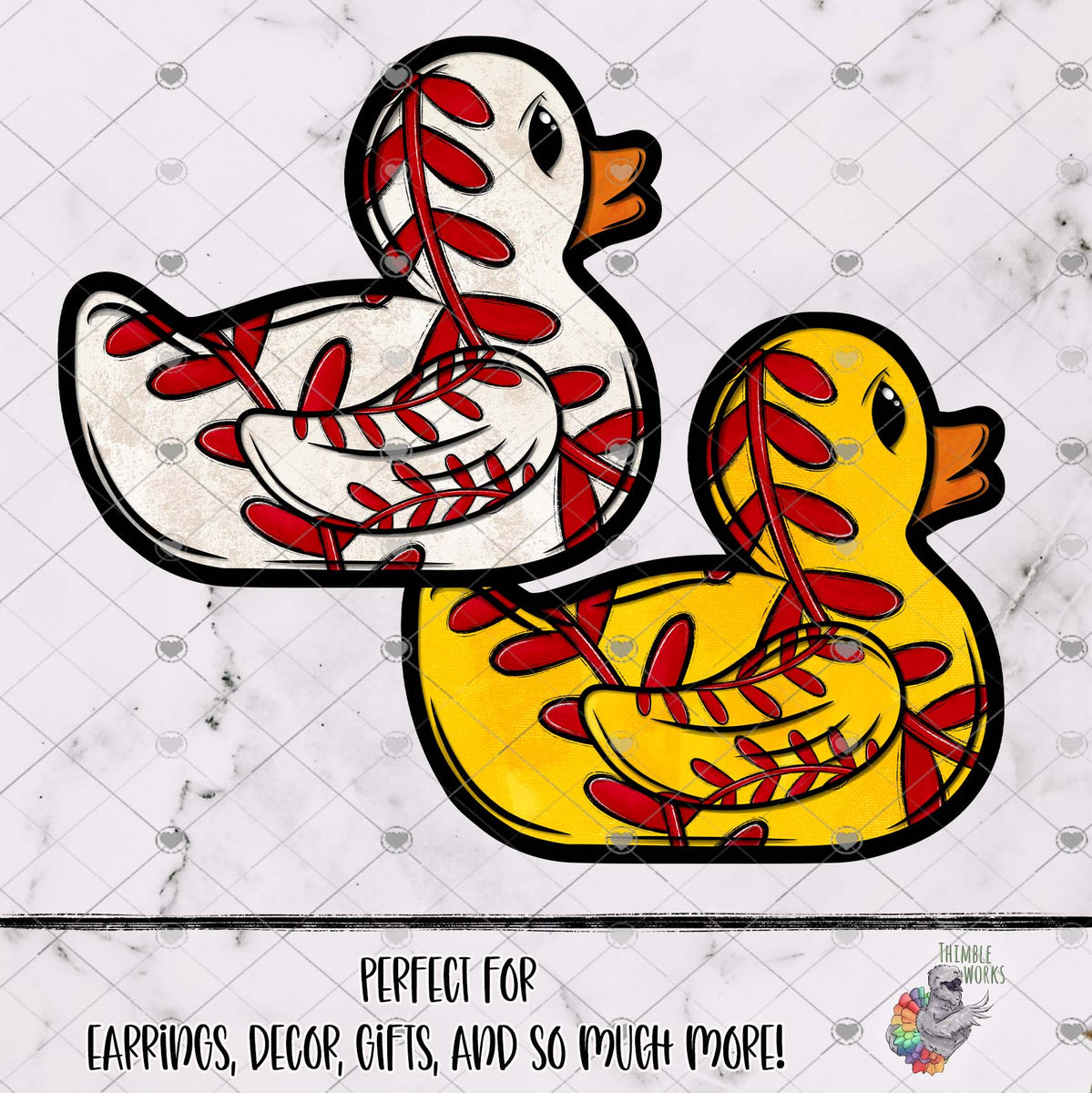 Baseball and Softball Rubber Duck Design – ThimbleWorks