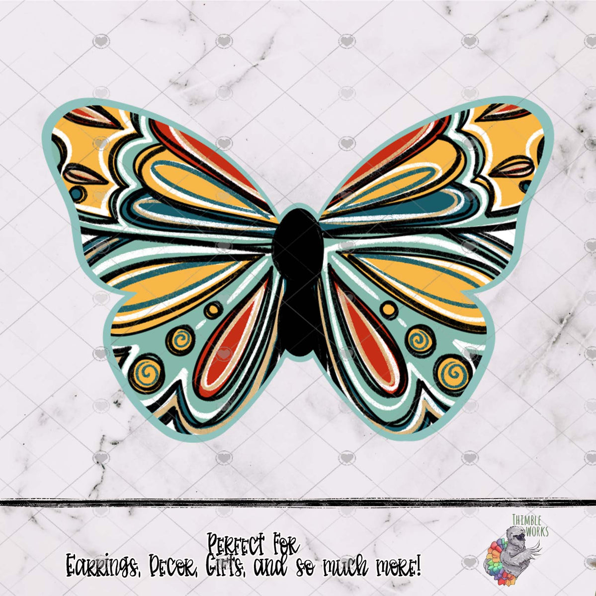 Boho Butterfly Design – ThimbleWorks