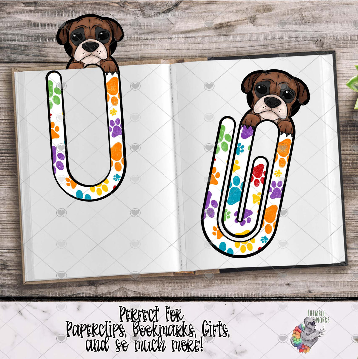 Boxer Bookmark Design – ThimbleWorks