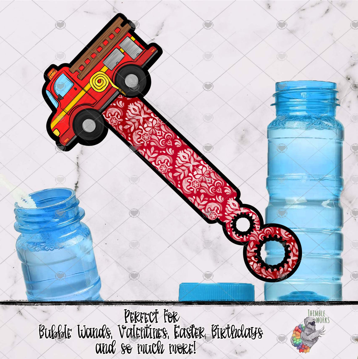 Firetruck Bubble Wand Design – ThimbleWorks