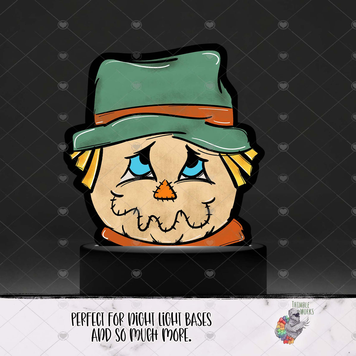 Fall Scarecrow Light Base Design – ThimbleWorks
