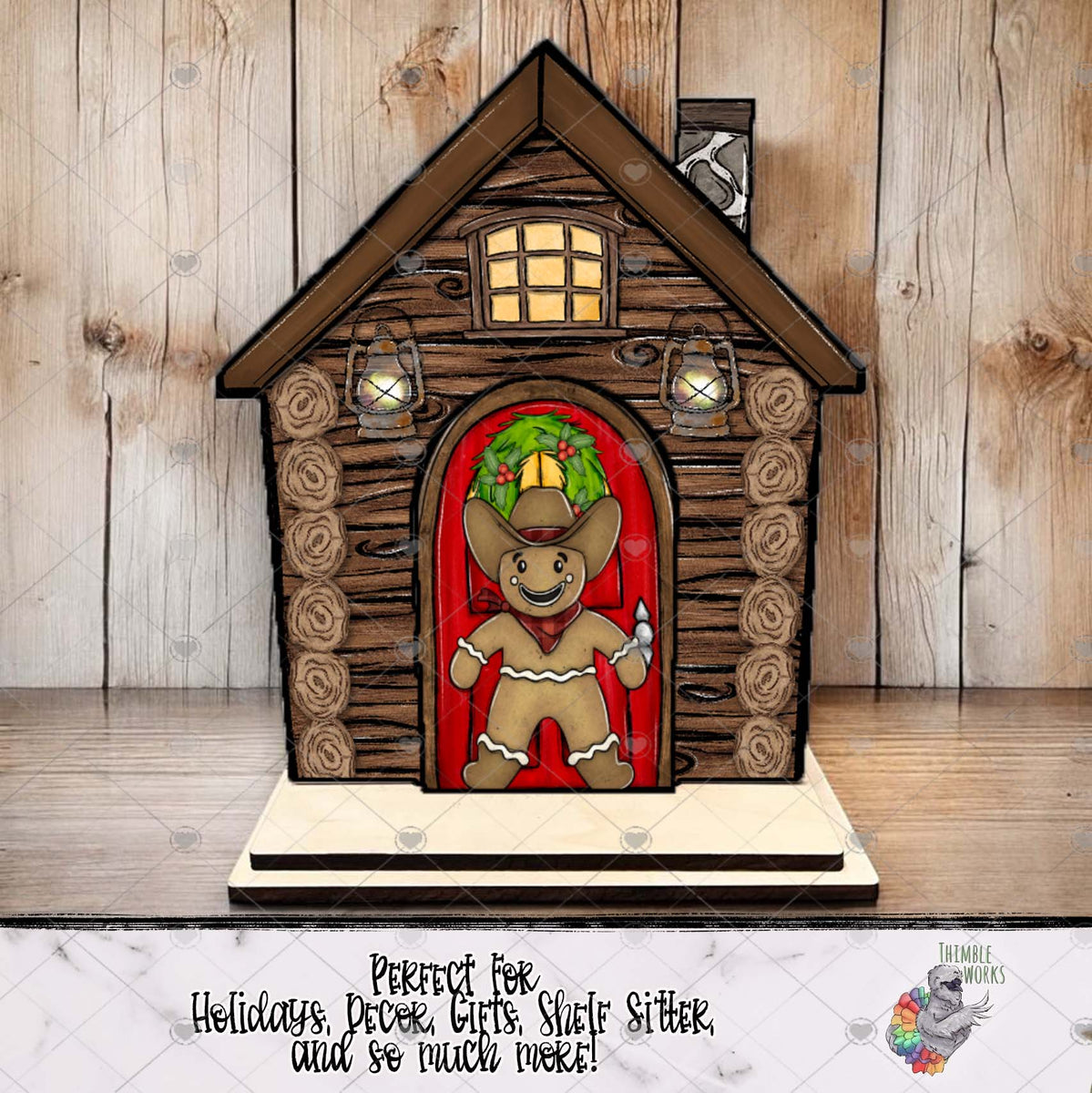 Cowboy Gingerbread Interchangeable House Design – ThimbleWorks