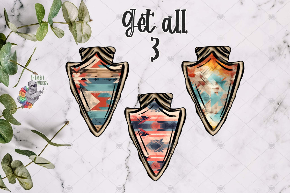 Gold Aztec Arrowhead Design Bundle – ThimbleWorks