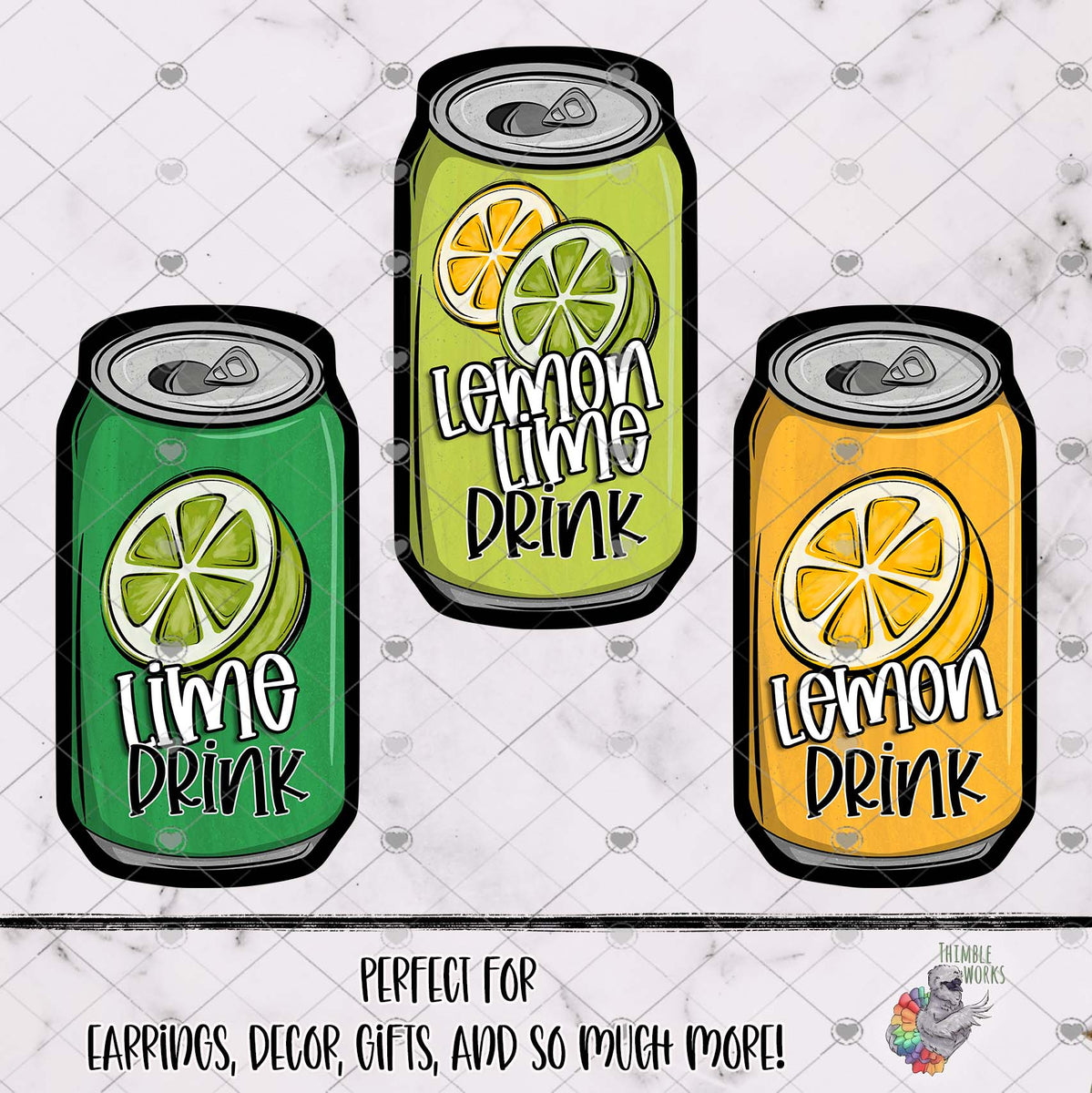 Lemon-Lime Soda Can Design Bundle – ThimbleWorks