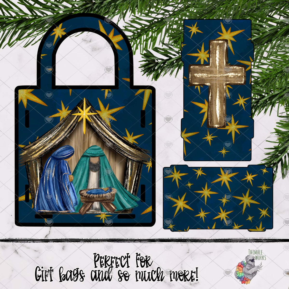 Nativity Winter Gift Box Design – ThimbleWorks