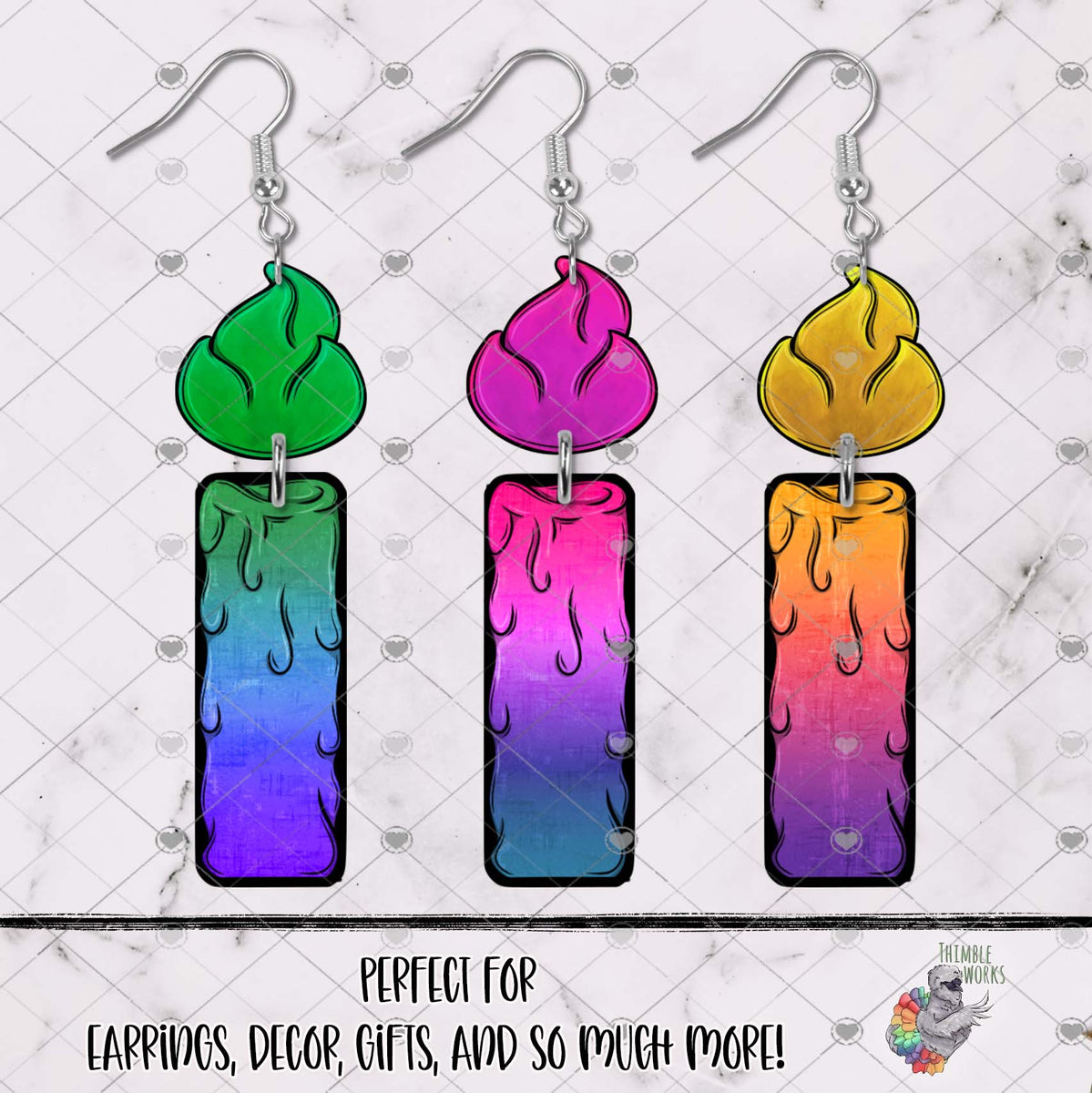 Ombre Candle Stick Design Bundle – ThimbleWorks