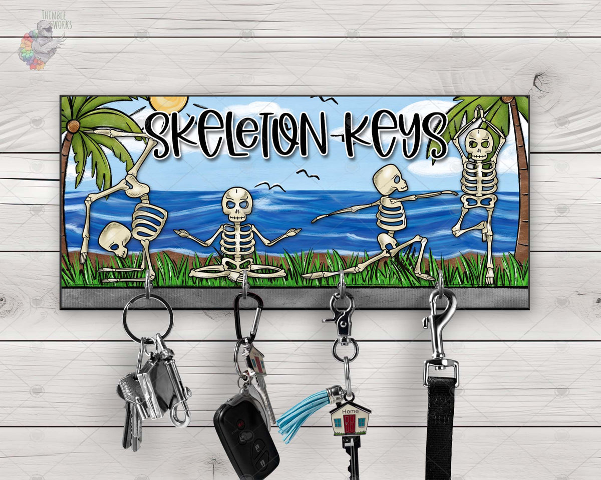Yoga Skeleton Key Hanger Design – ThimbleWorks