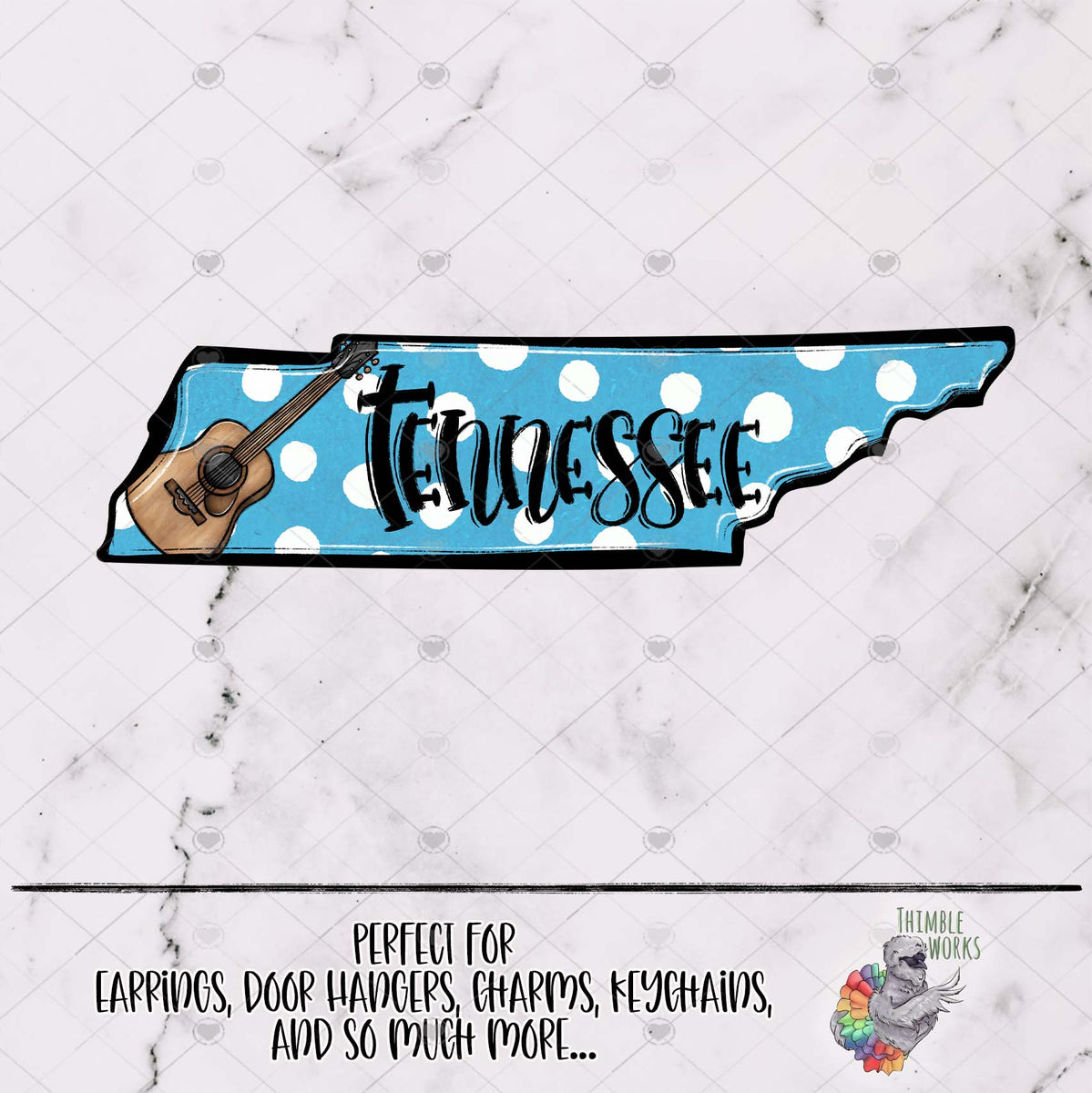 Tennessee Guitar State Design – ThimbleWorks