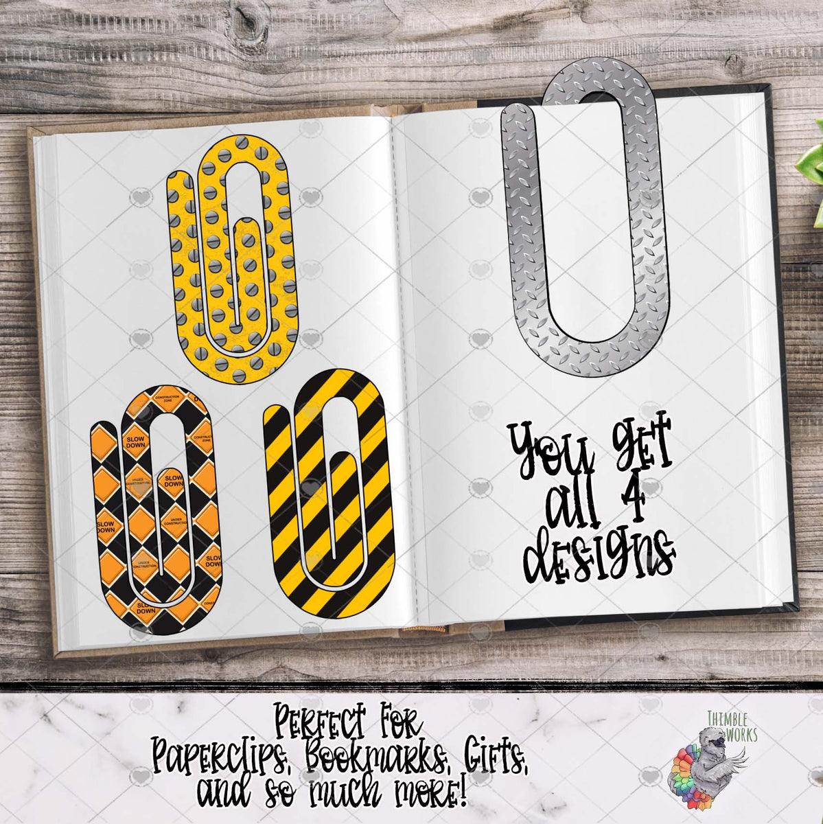 Under Construction Paperclip Design Bundle – ThimbleWorks