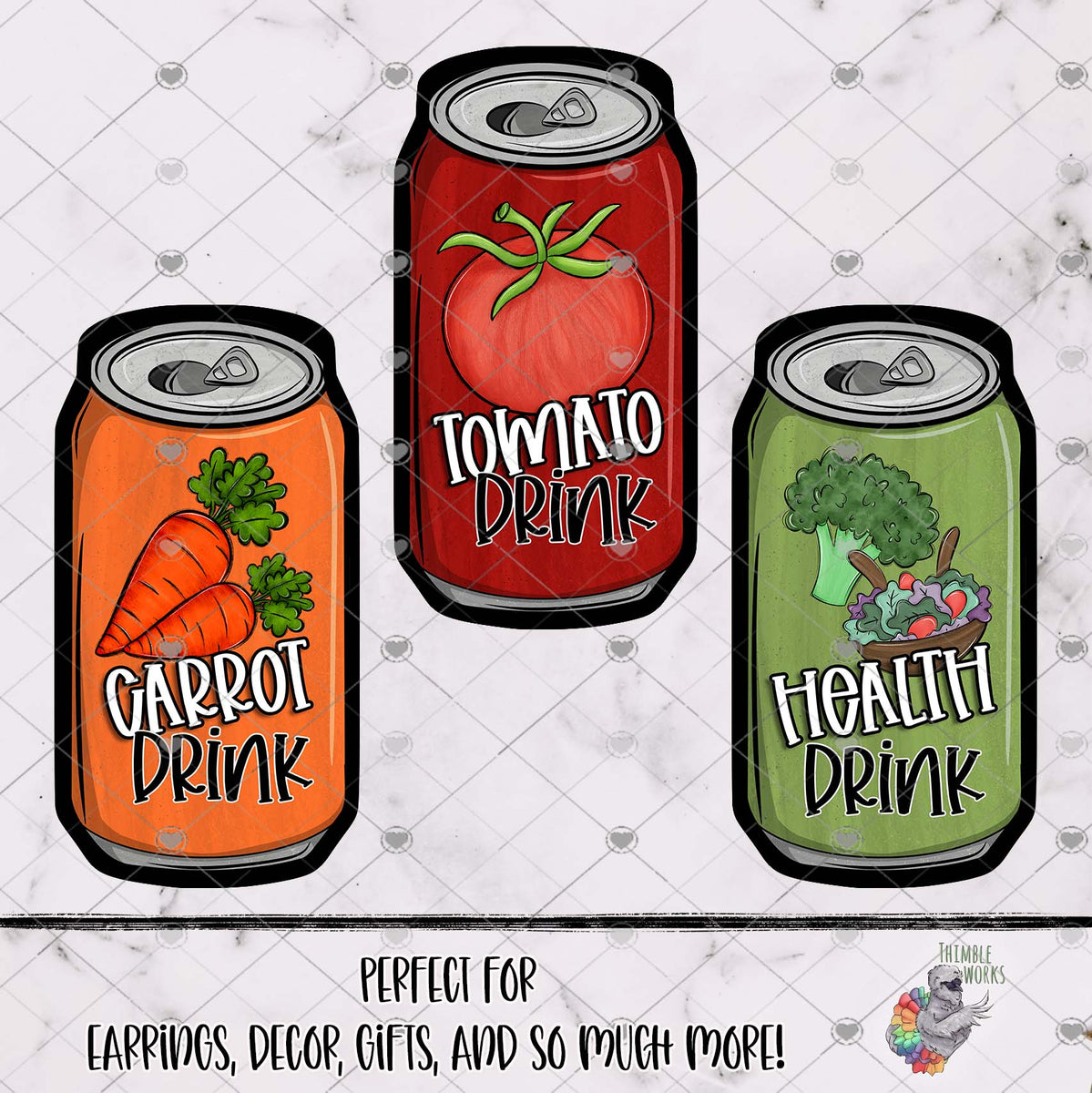 Vegetable Juice Soda Can Design Bundle – ThimbleWorks